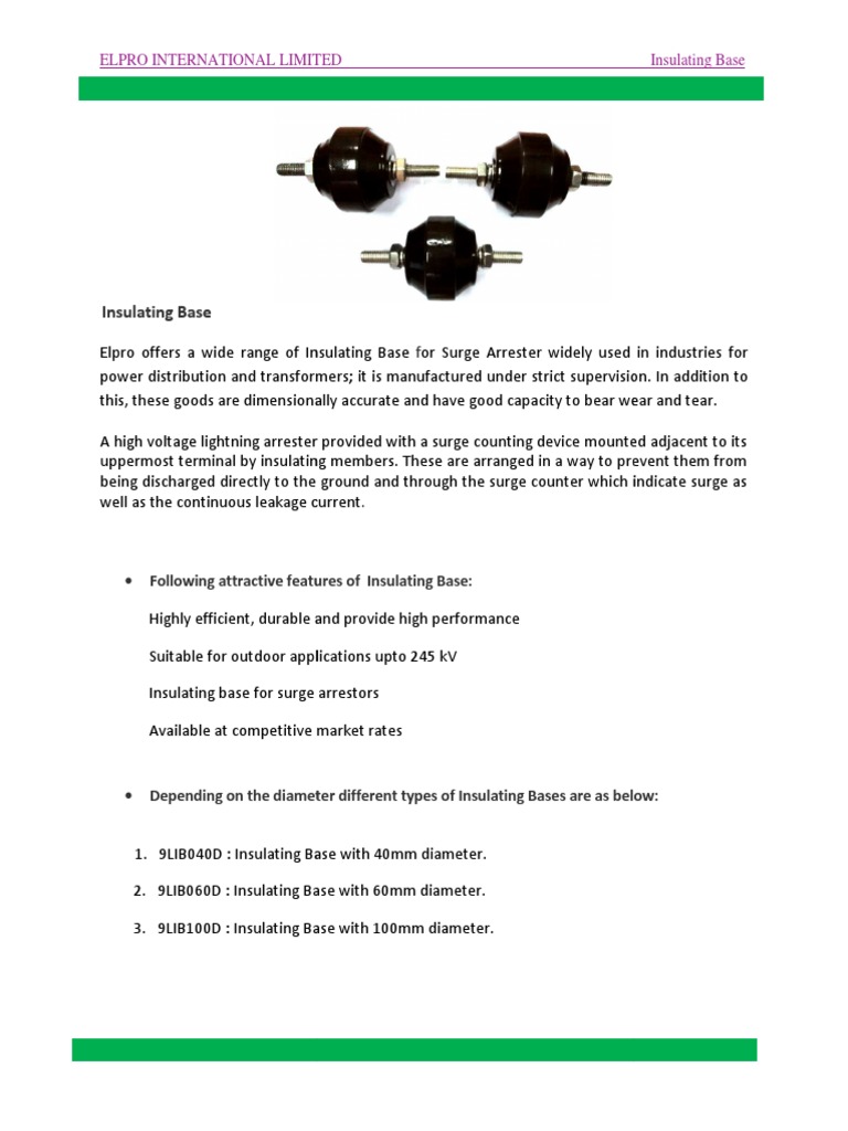 Insulating Base | PDF