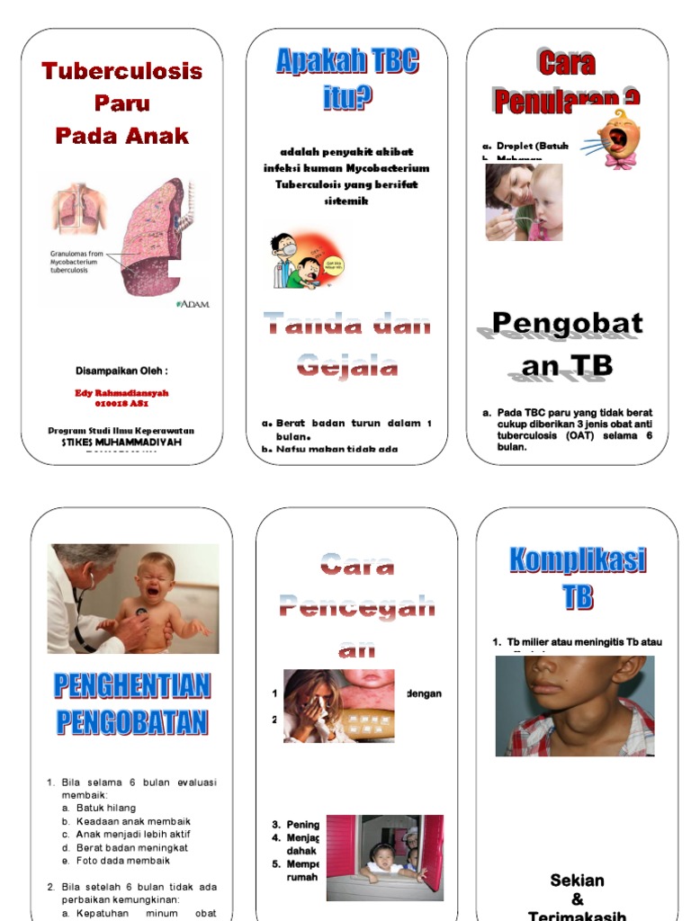 Leaflet TB Paru Anak | PDF