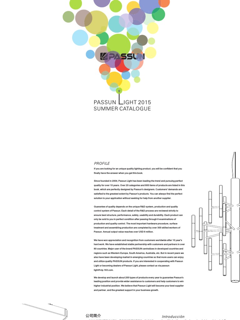 2016 Passun Light Catalogue-20160220 | PDF | Light | Lighting
