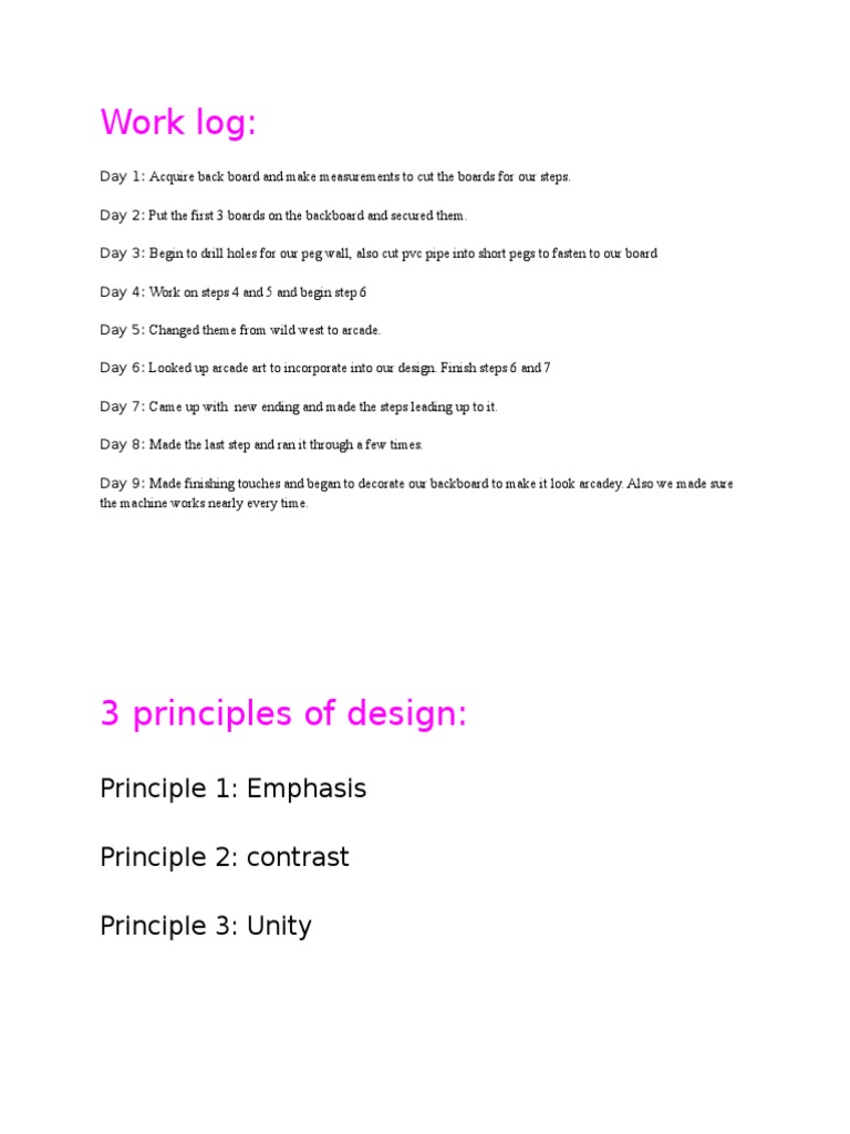 Work Log | PDF | Machines | Mechanical Engineering