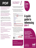 Harvard Referencing Quick Guide | PDF | Libraries | Books