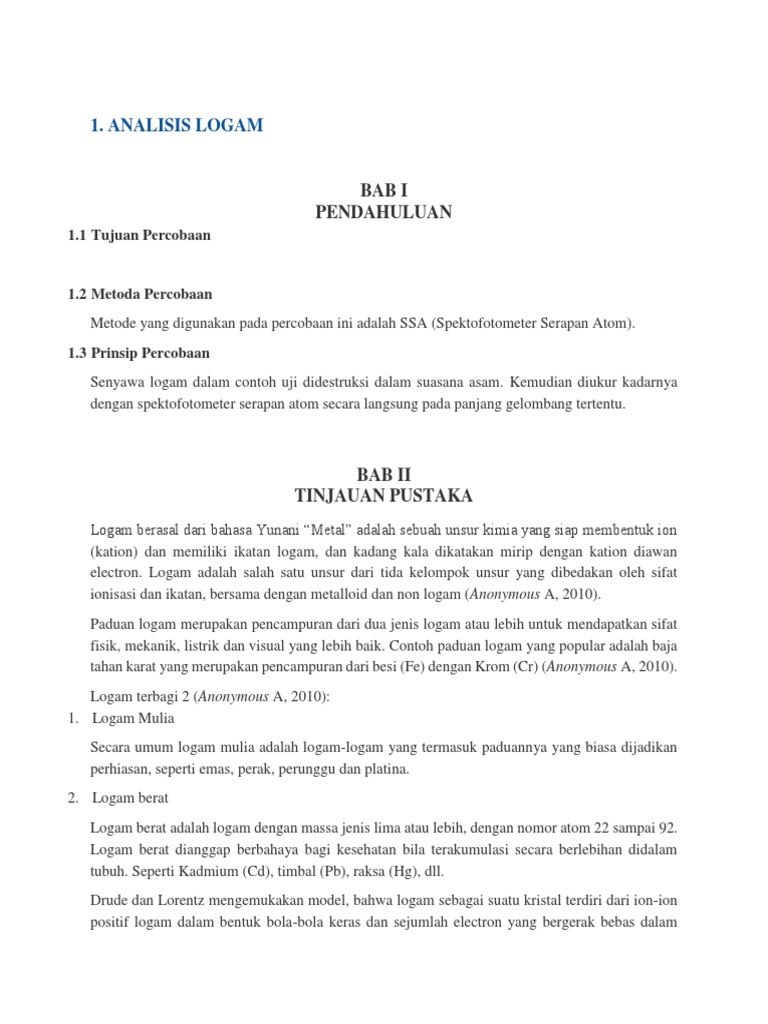 Cara Analisa Cod | PDF