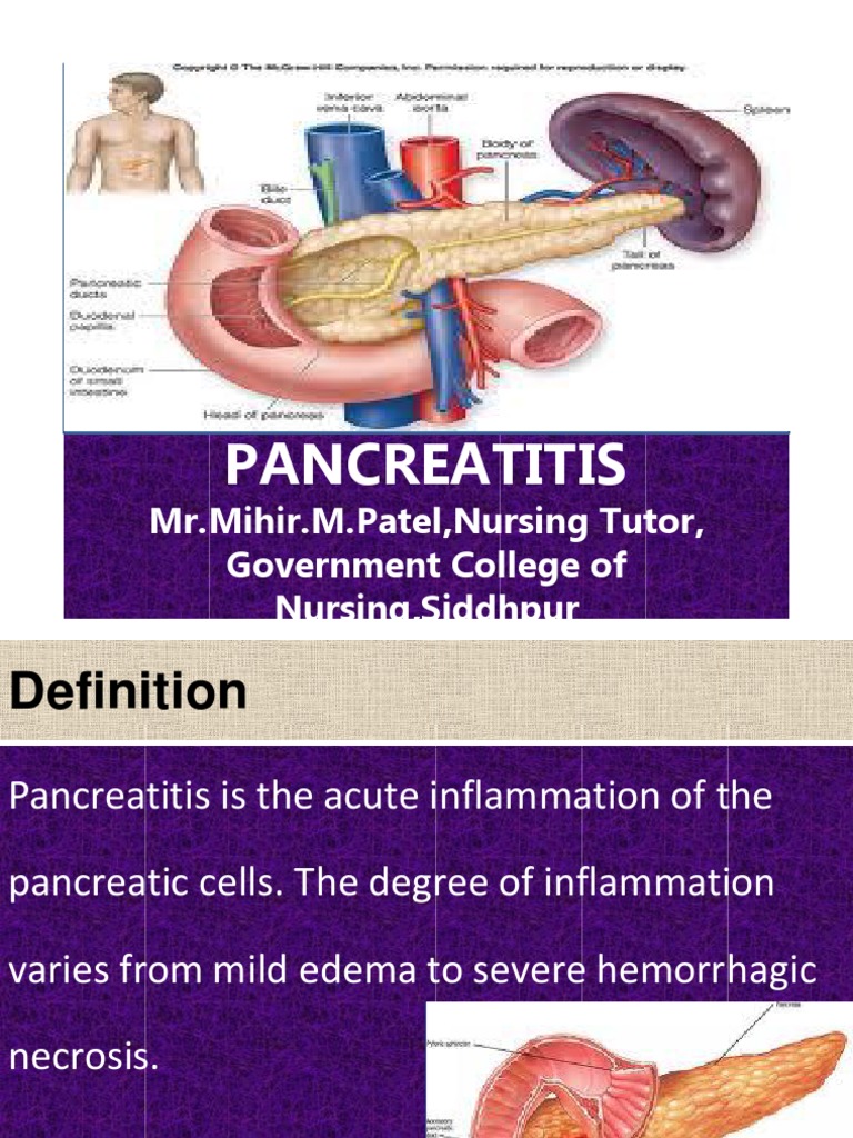 Pancreatitis | PDF | Clinical Medicine | Medical Specialties