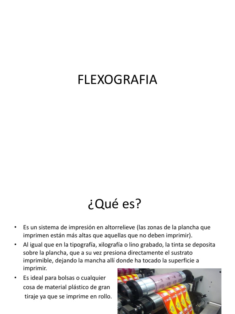 Flexografia Pdf Impresión Diseño De Comunicacion