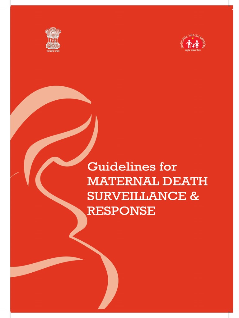 Guidelines For Maternal Death Surveillance & Response | PDF | Maternal ...