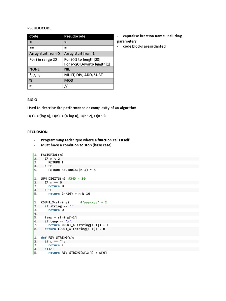 210CT Revision Notes | PDF | Applied Mathematics | Algorithms And Data ...