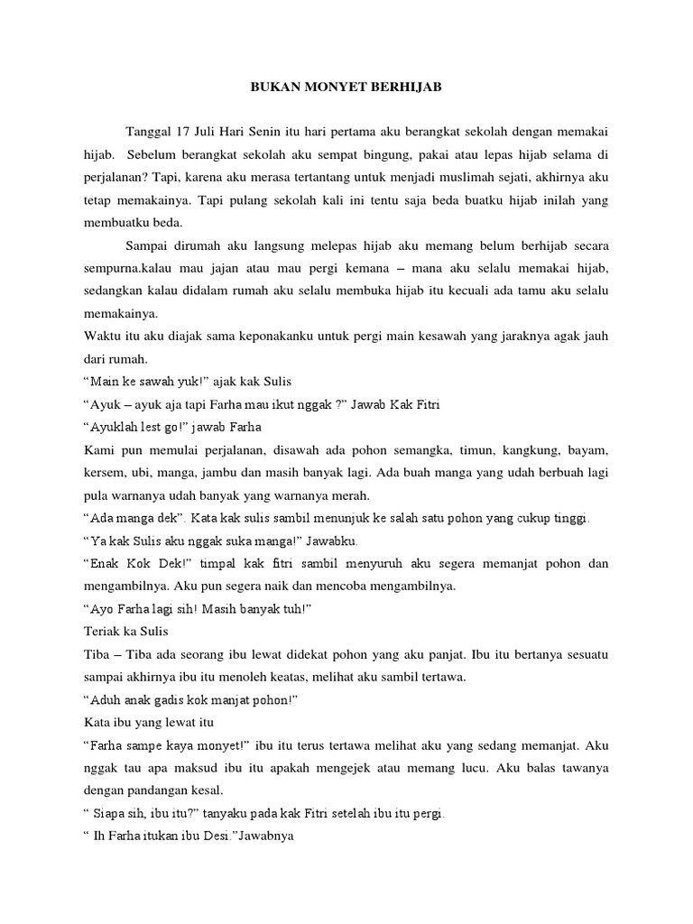 Bukan Monyet Berhijab | PDF