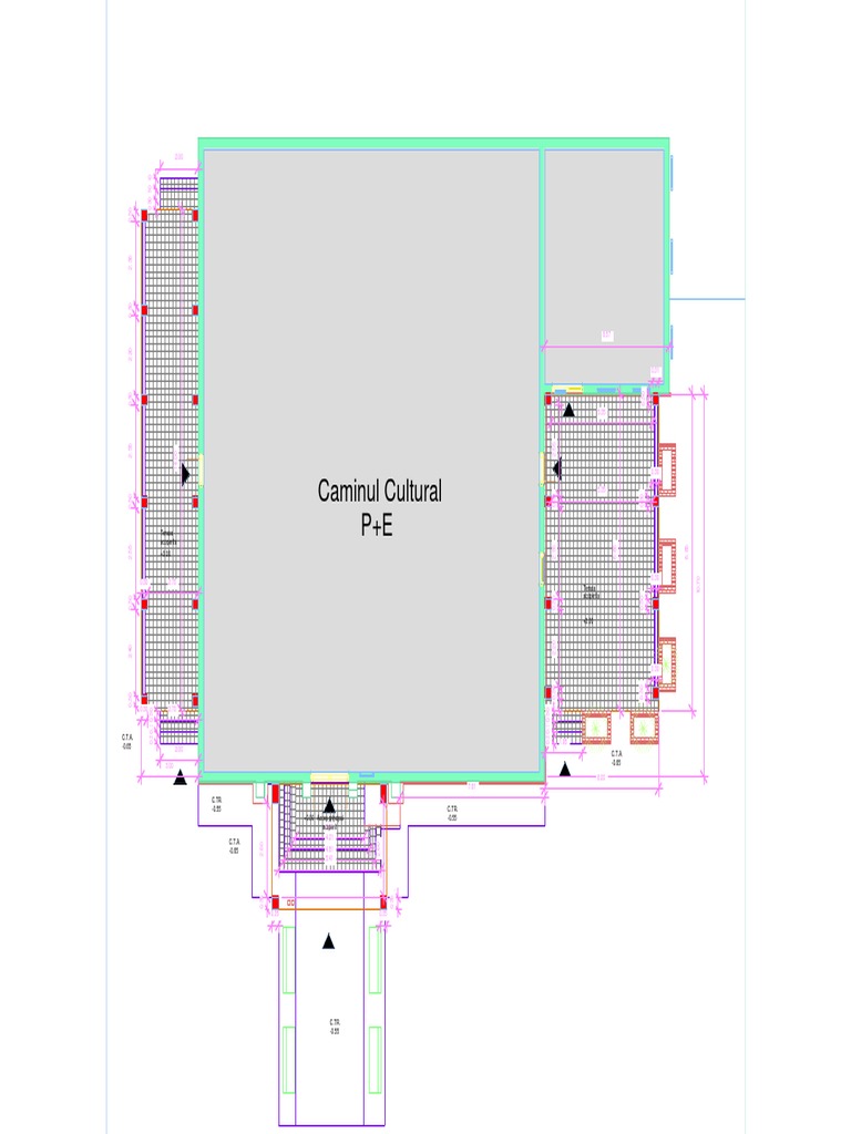Floor plan diagram of a multi-level building with labeled rooms and ...