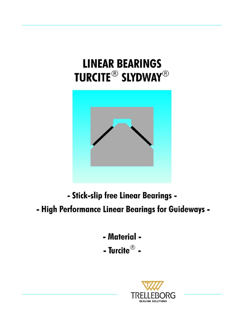 Turcite B, Slydway Applications Design | PDF