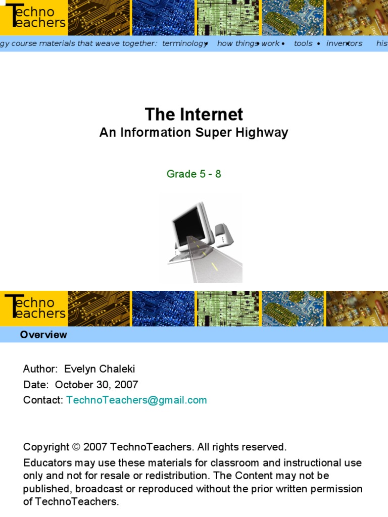 The Internet - Super Highway | PDF | Hypertext Transfer Protocol ...