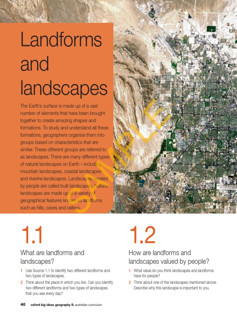 Landforms and Landscapes Overview | PDF | Landscape | Tropics
