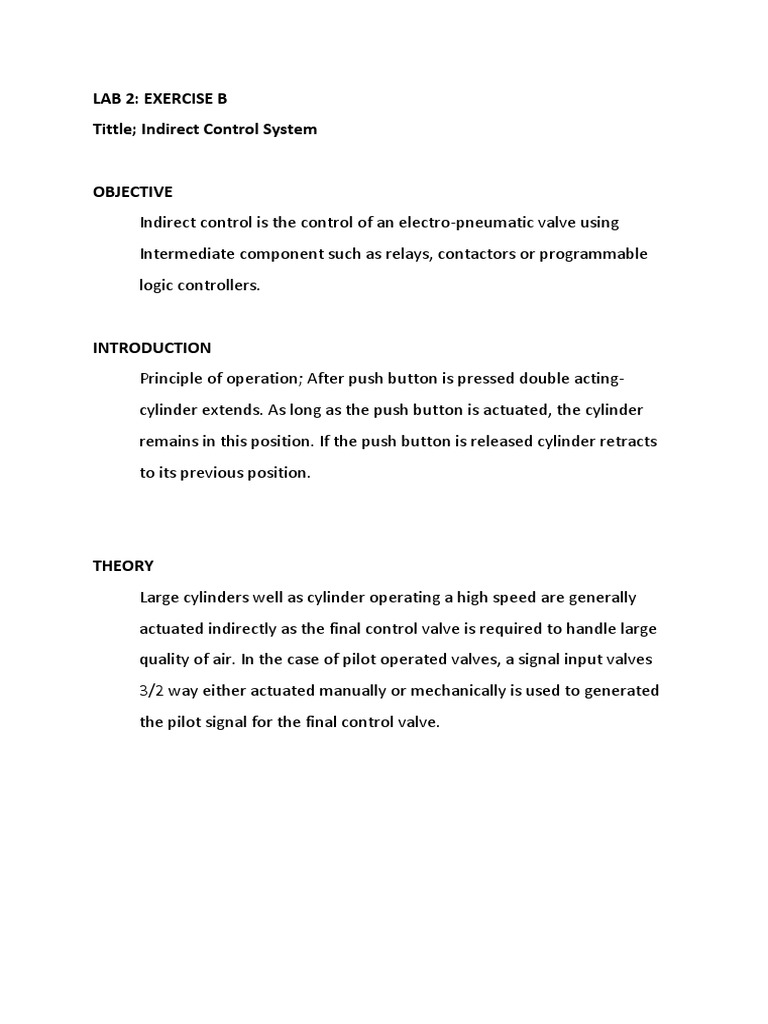 Lab Pneumatic 2b | PDF