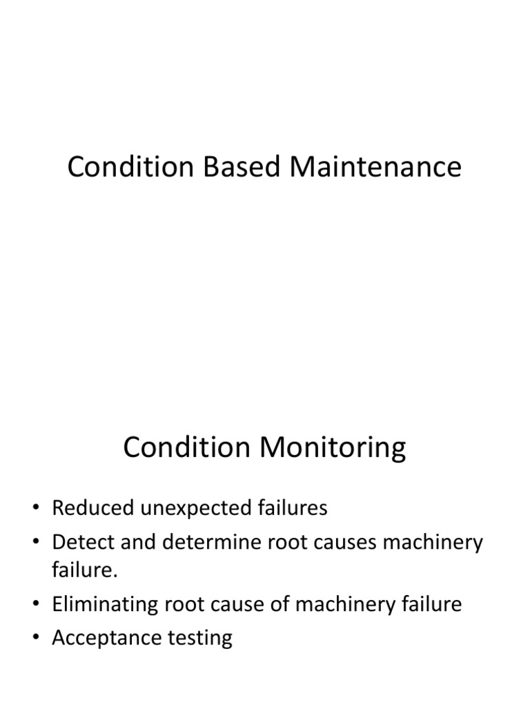 Condition Monitoring | PDF