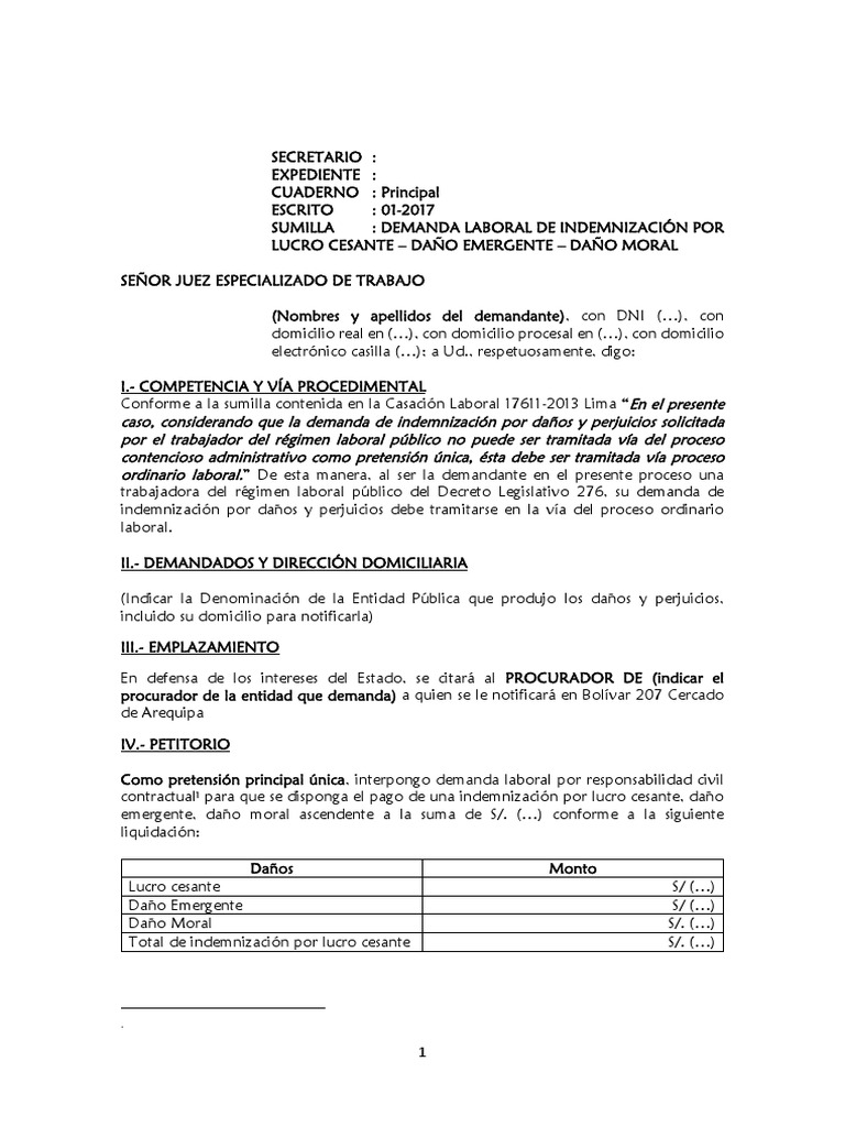 Contrato De Arrendamiento Pdf Da Os Y Perjuicios/modelo De Contrato De Finca Rustica