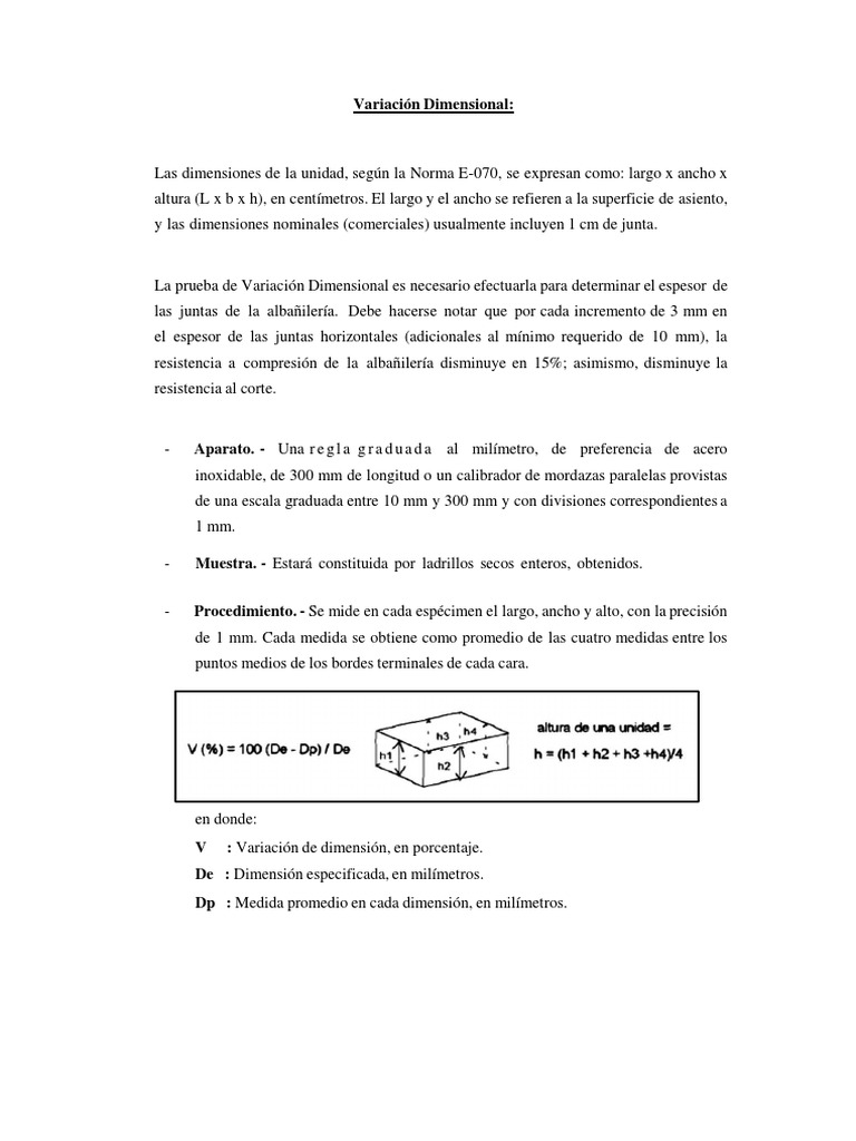 Variación Dimensional | PDF | Longitud | Science