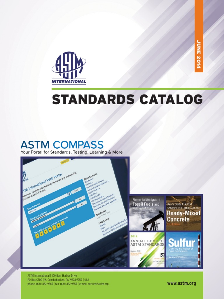 Catálogo Completo Normas ASTM | PDF | Energy And Resource | Nature