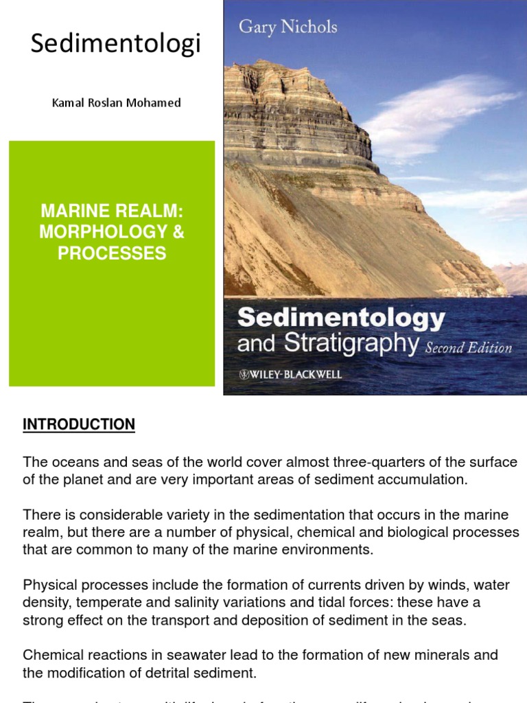 Sedimentologi Sains Laut-11 - Marine Realm - Morphology & Processes ...