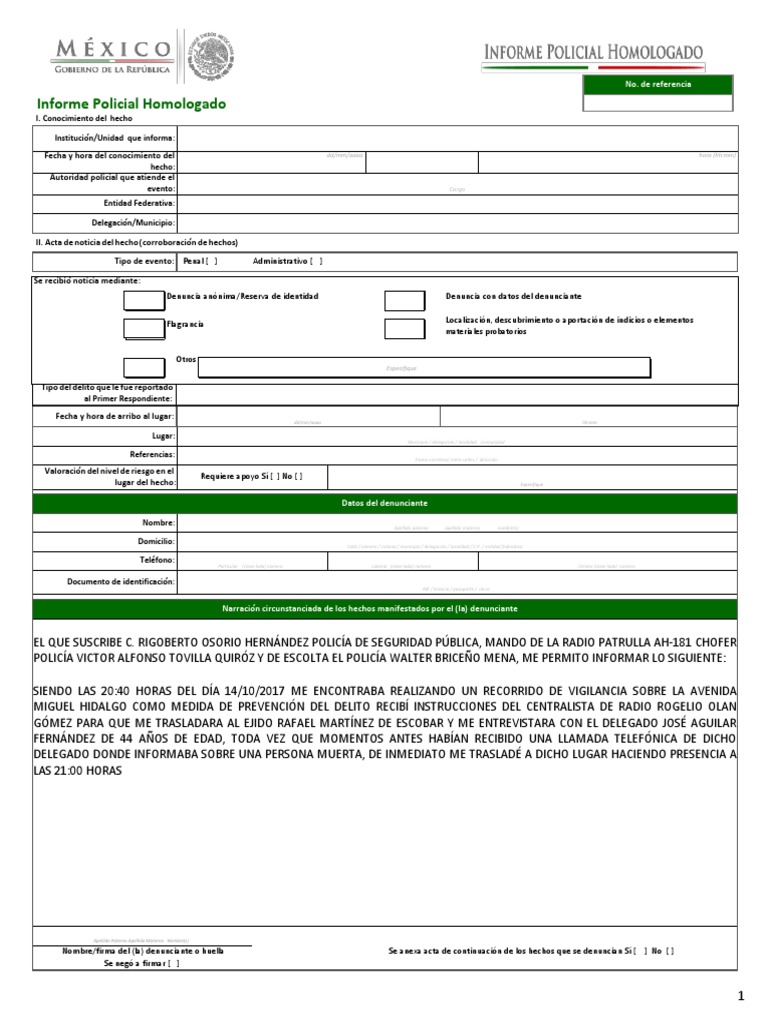 IPH Formato Final | Placa de matrícula del vehículo | Apellido