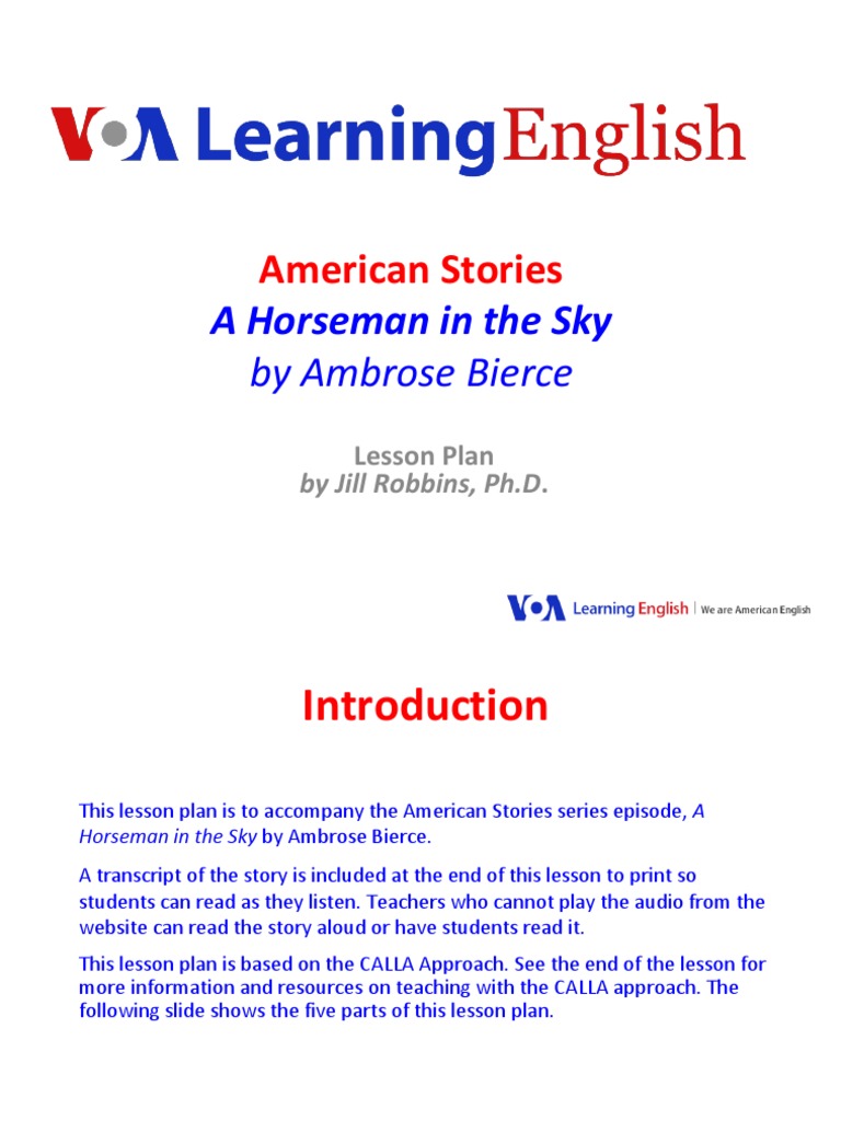 A Horseman in The Sky | PDF | English As A Second Or Foreign Language ...