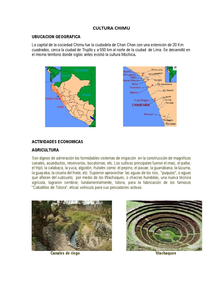 Cultura Chimu para Imprimir | PDF | Cultura (general) | Arqueología