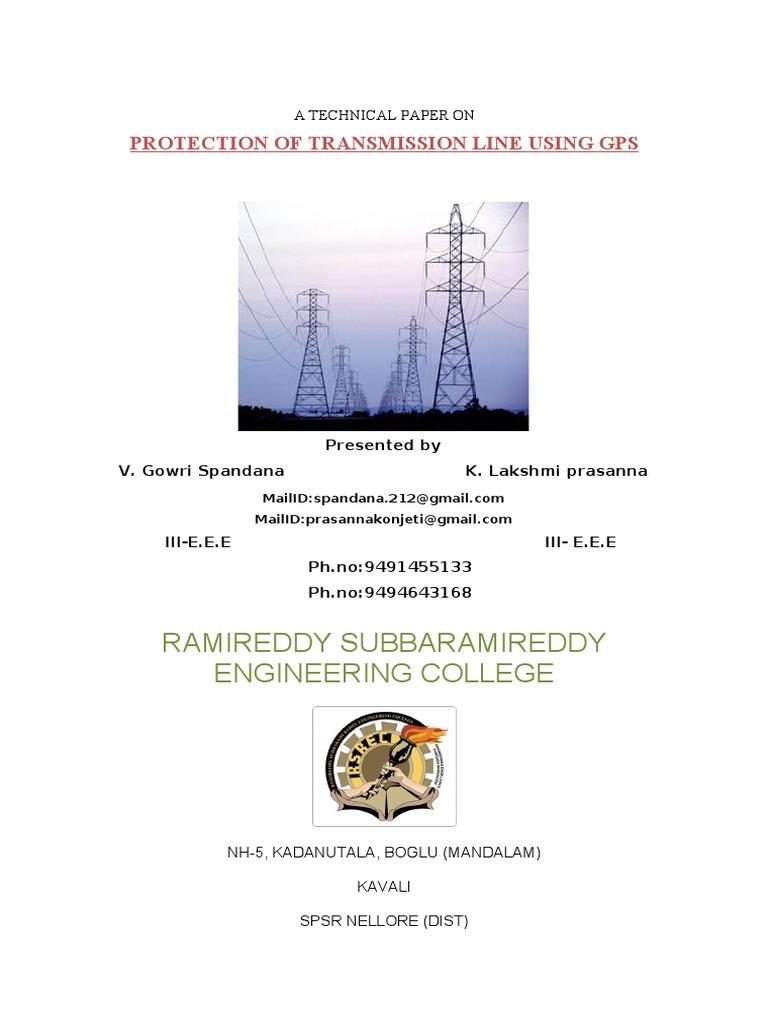 GPS-Based Transmission Line Fault Location Using Traveling Wave Technology | PDF | Global ...