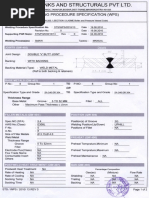 PQR Template (Asme) | PDF | Welding | Construction