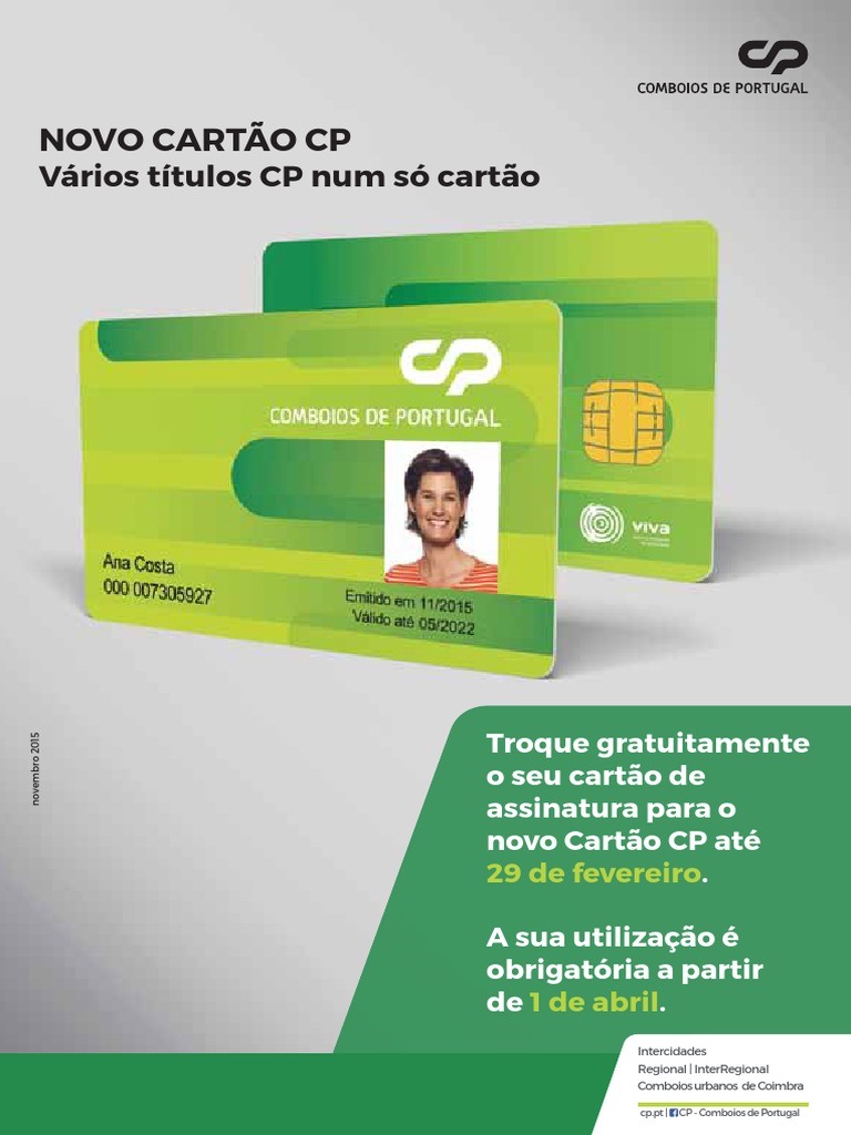 CP Card | PDF | Trem | Portugal