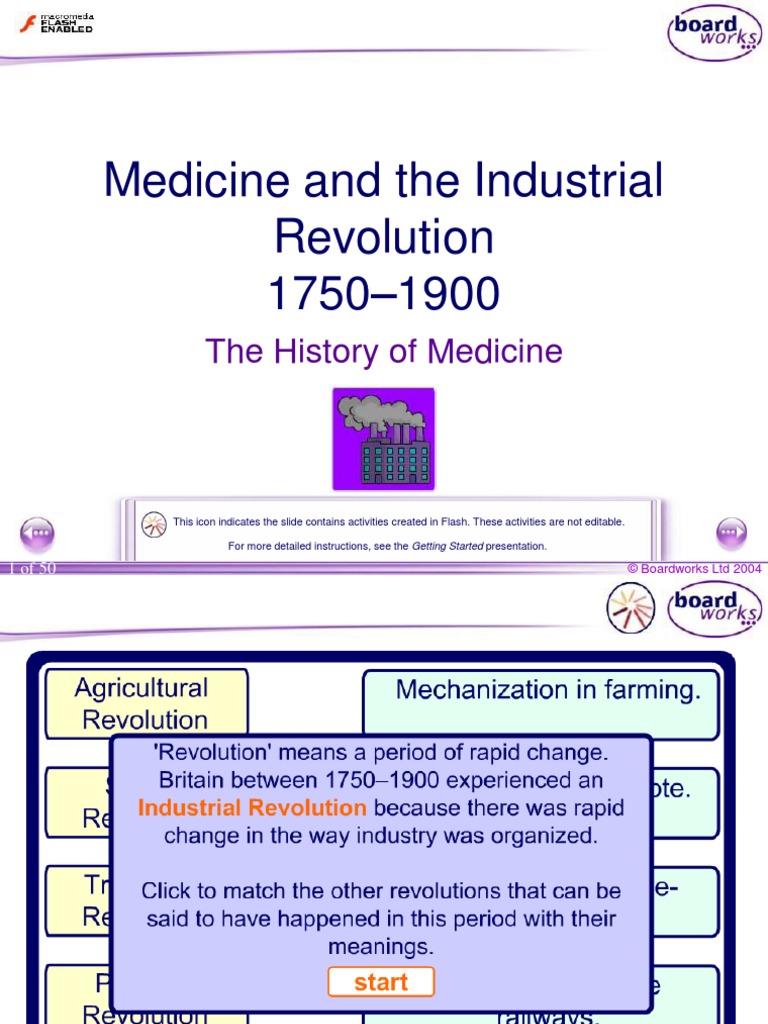 Medicine and The Industrial Revolution | PDF | Louis Pasteur | Inoculation