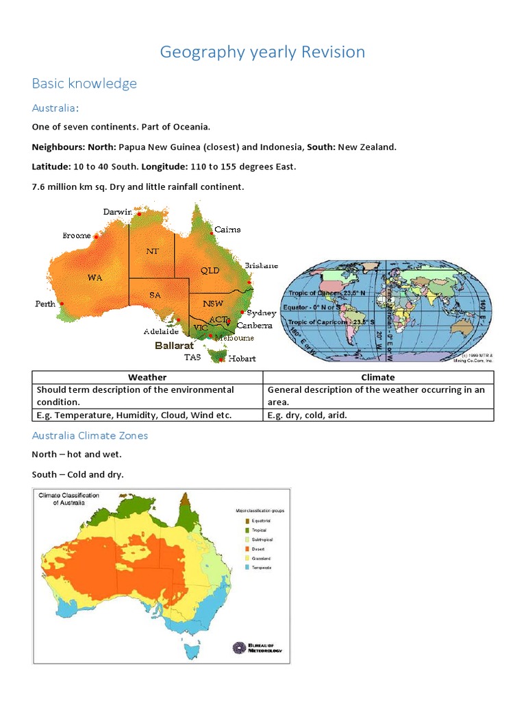 Geography Yearly Revision | PDF | Waste | Waste Management