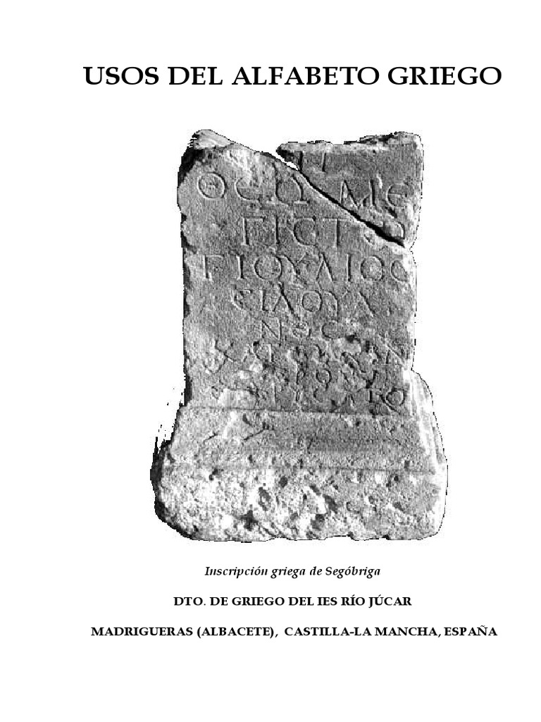 Usos Del Alfabeto Griego | PDF | Alfabeto griego | Idiomas