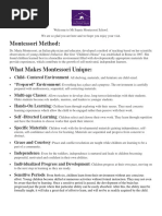 Montessori Progress Report Template | PDF