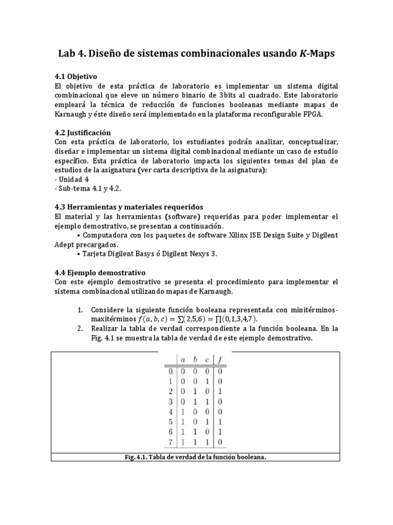 Lab4 - SistemasDigitales I | PDF | Vhdl | Arreglos de compuertas lógicas programables en sitio
