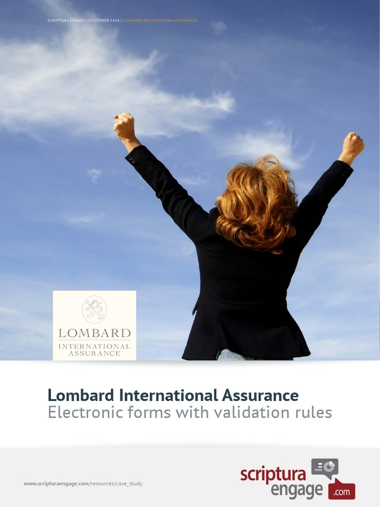 Lombard International Assurance: Electronic Forms With Validation Rules ...