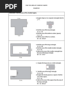 Compound Shapes Area Exercises | PDF