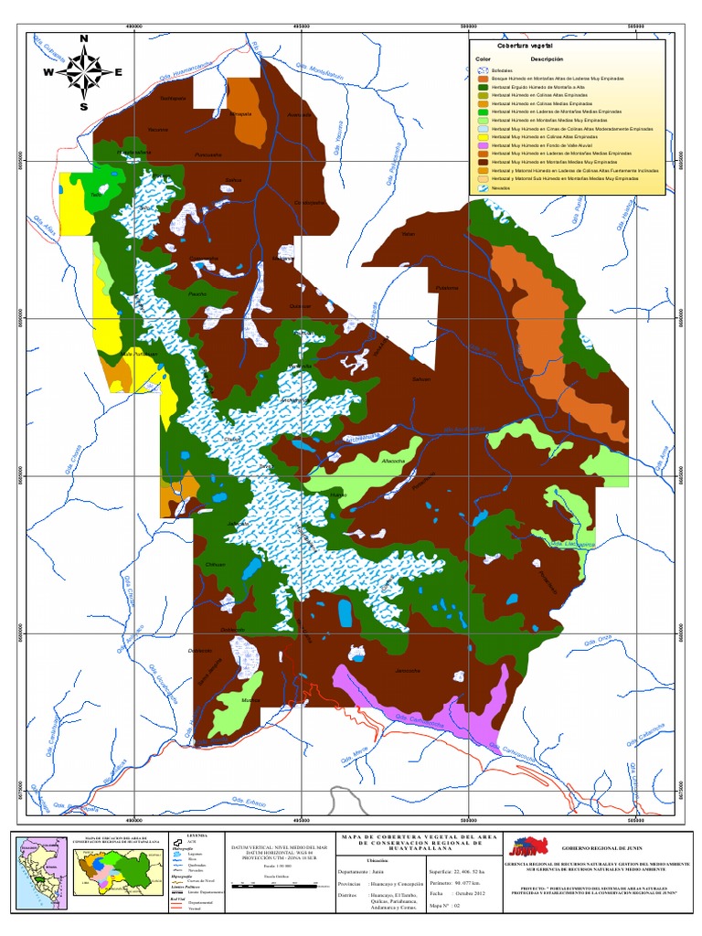 Mapa Cobertura Vegetal | PDF