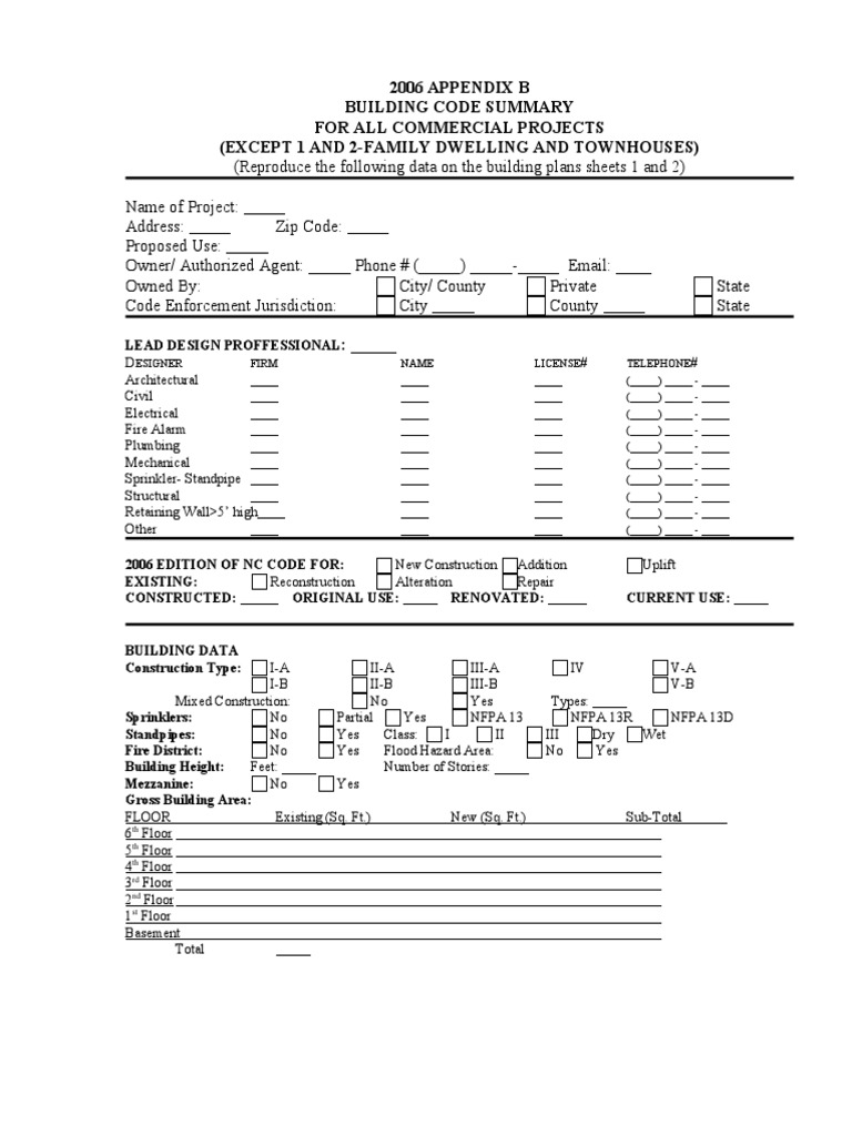 2006 Appendix B Form | PDF | Building Insulation | Wall