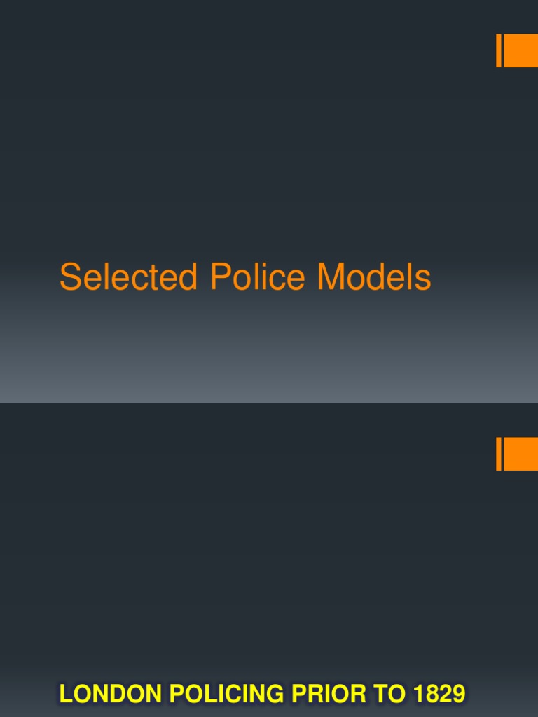Selected Police Models | PDF | Inspector | Police