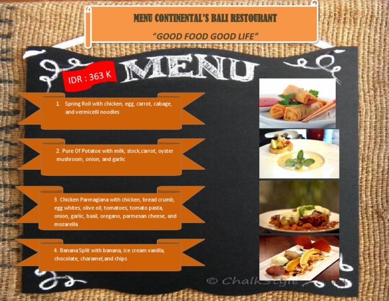 Kartu Menu | PDF