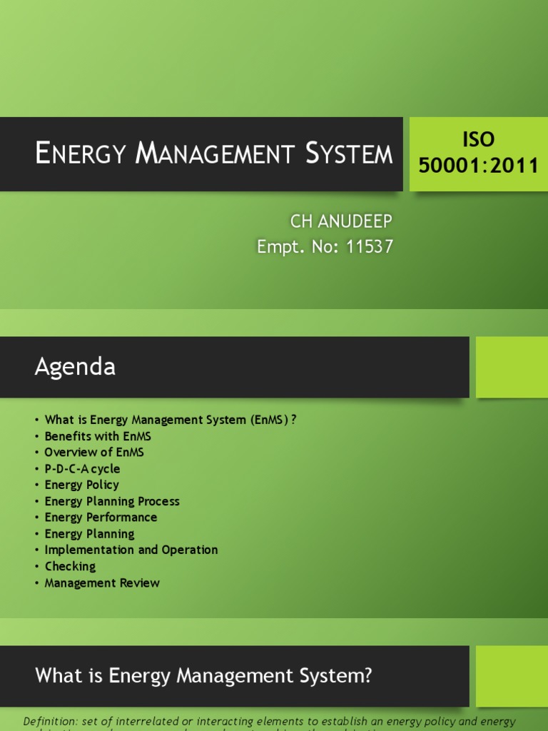 Energy Management System Overview | PDF | Efficient Energy Use | Energy ...