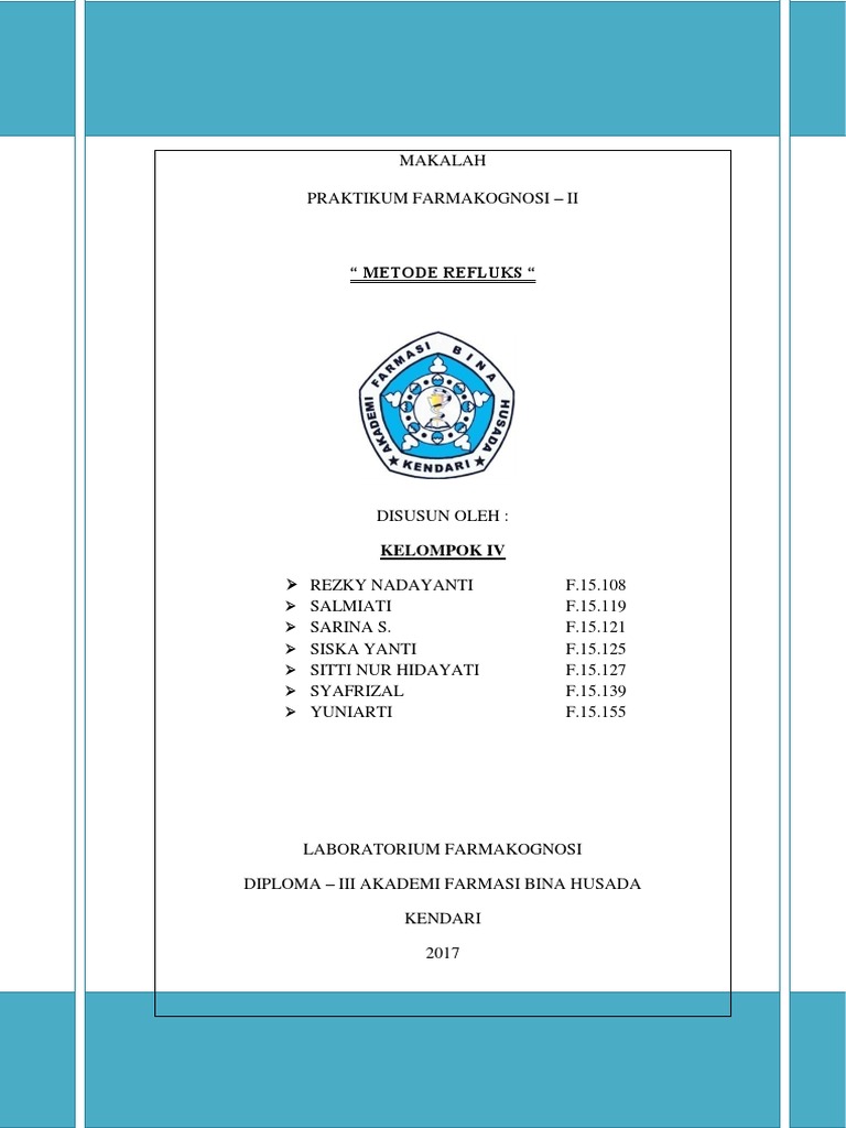 Metode Refluks dalam Ekstraksi Fitokimia | PDF | Sains & Matematika
