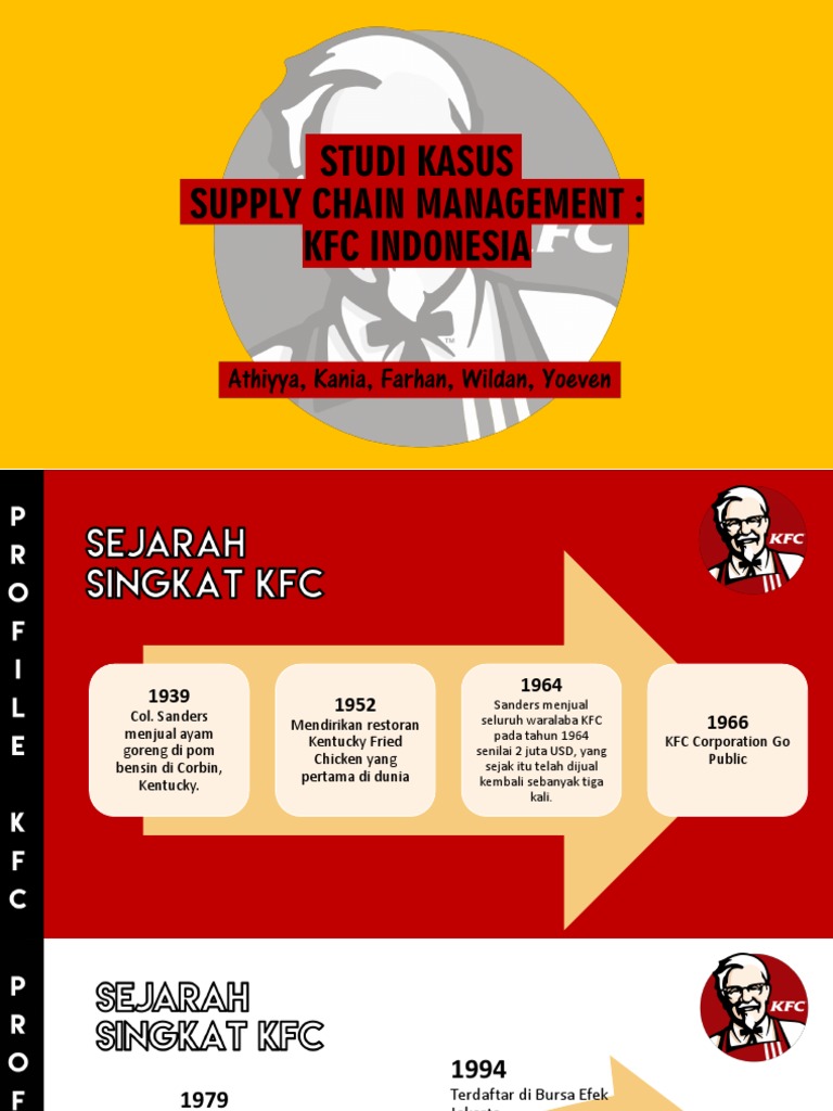 Supply Chain KFC Indonesia | PDF