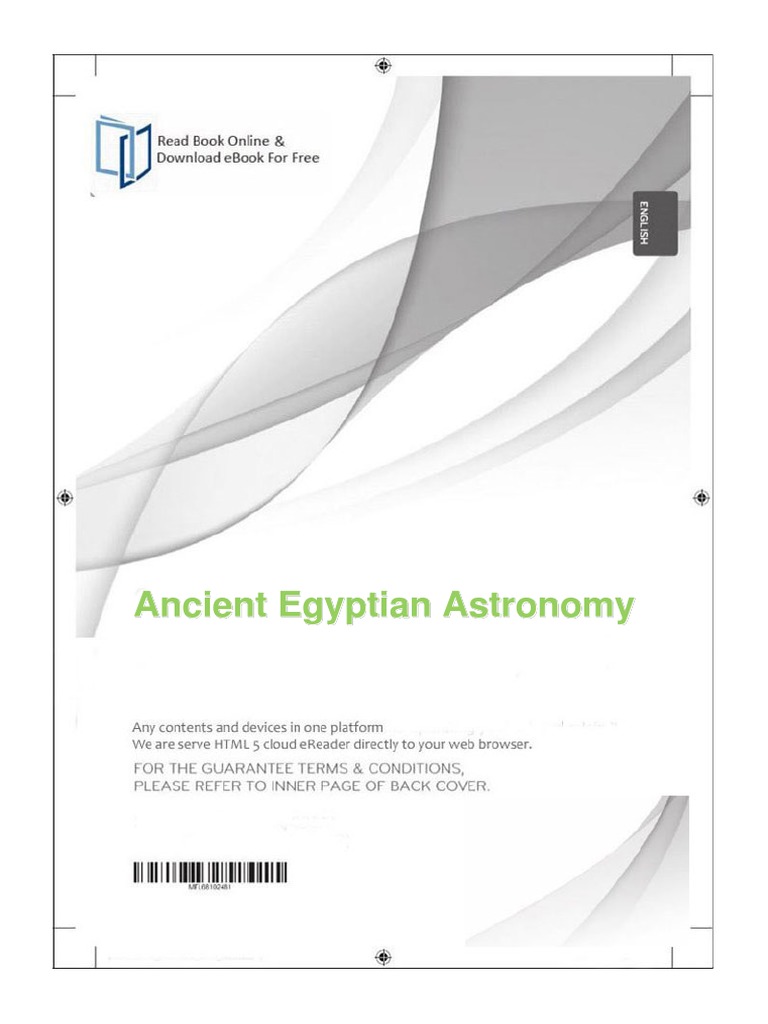 Ancient Egyptian Astronomy Overview | PDF | E Books | Books