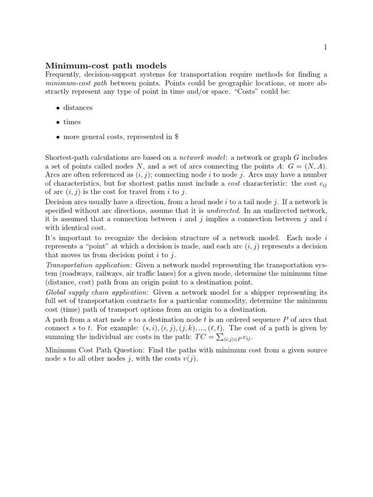 Min Cost Path | Download Free PDF | Algorithms | Discrete Mathematics