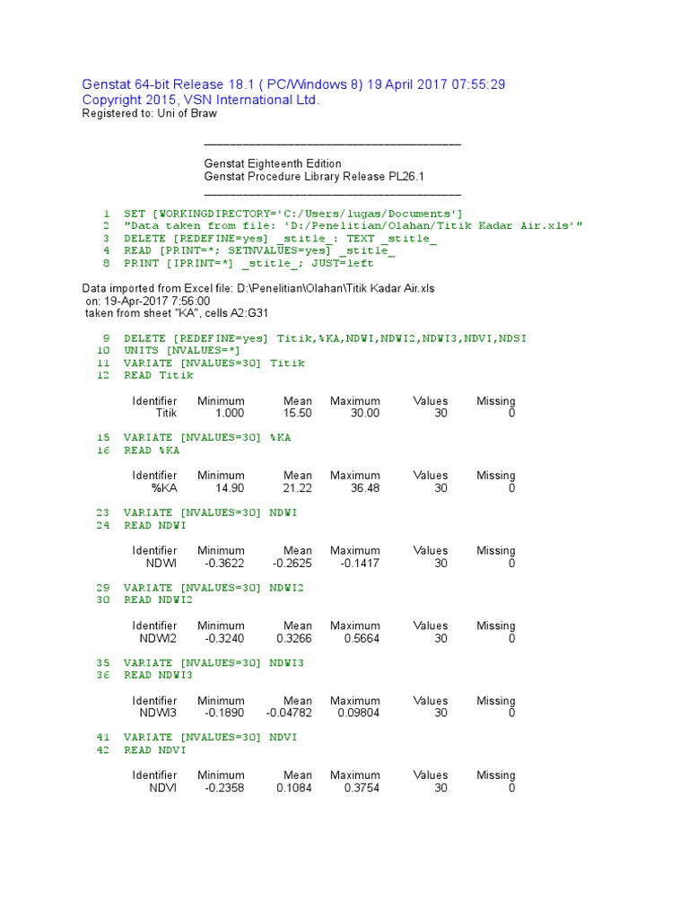 Analisis Percobaan | PDF | Errors And Residuals | Prediction
