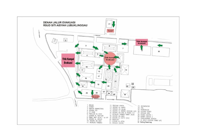 Denah Jalur Evakuasi | PDF