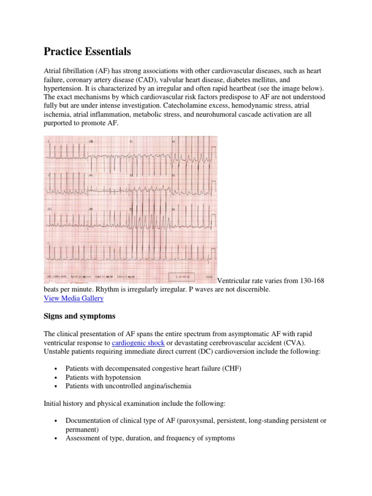 Practice Essentials: Signs and Symptoms | PDF