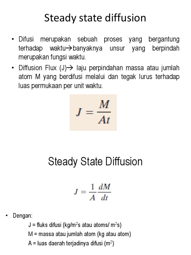 Steady State Diffusion