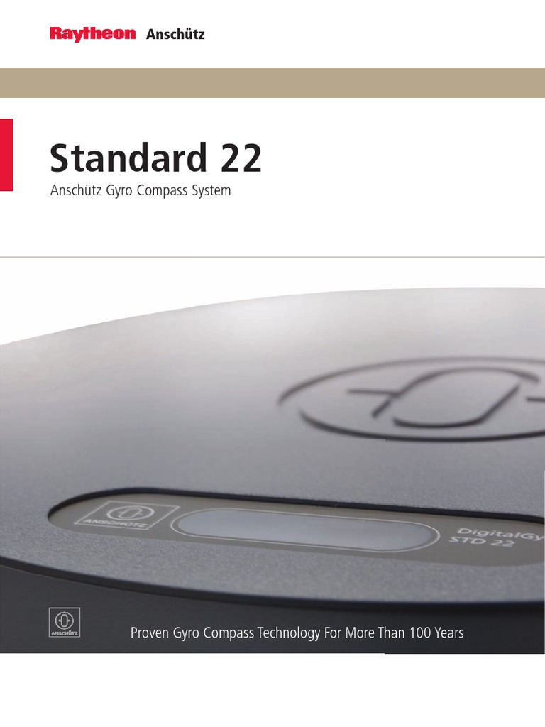 Standard 22: Anschütz Gyro Compass System | PDF | Compass | Gyroscope