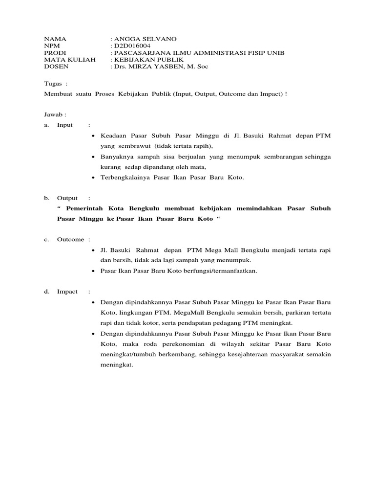 Tugas Kuliah S2 Saya | PDF