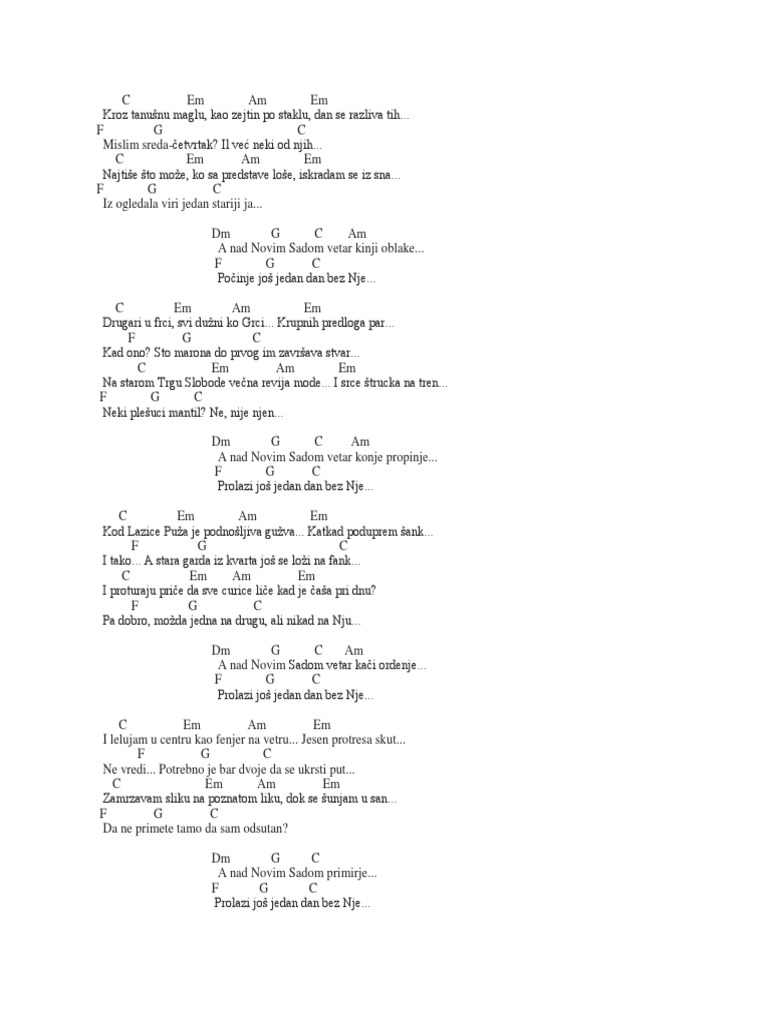 Akordi Lagane Pesme | PDF